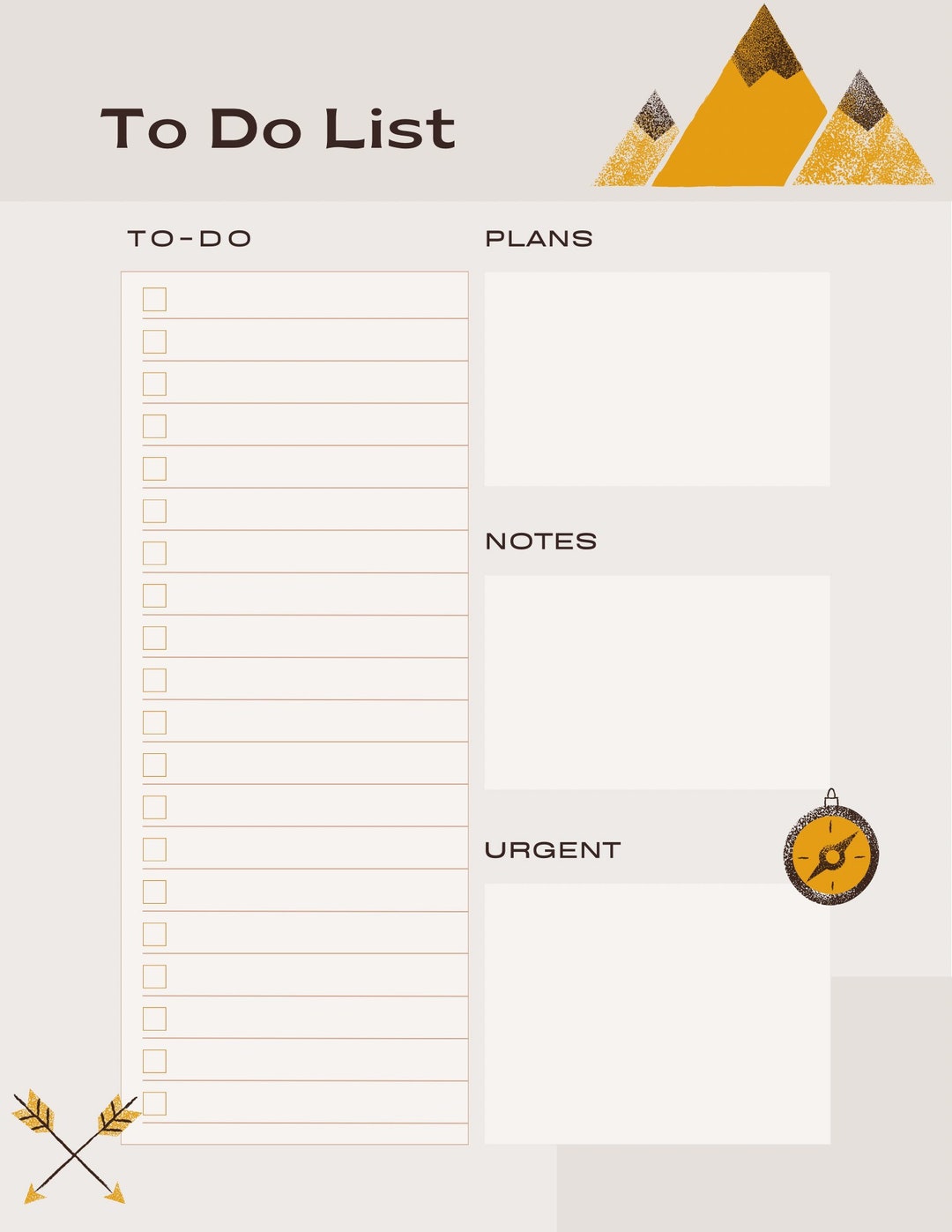 Outdoor to Do List Printable - Etsy