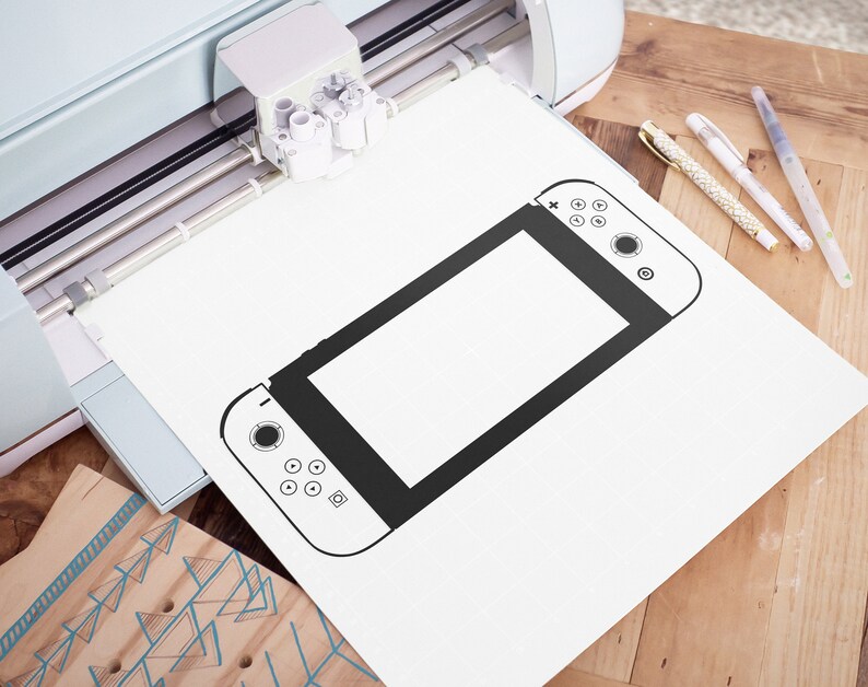 Nintendo Switch Vector Outline Nintendo Controller Black SVG | Etsy
