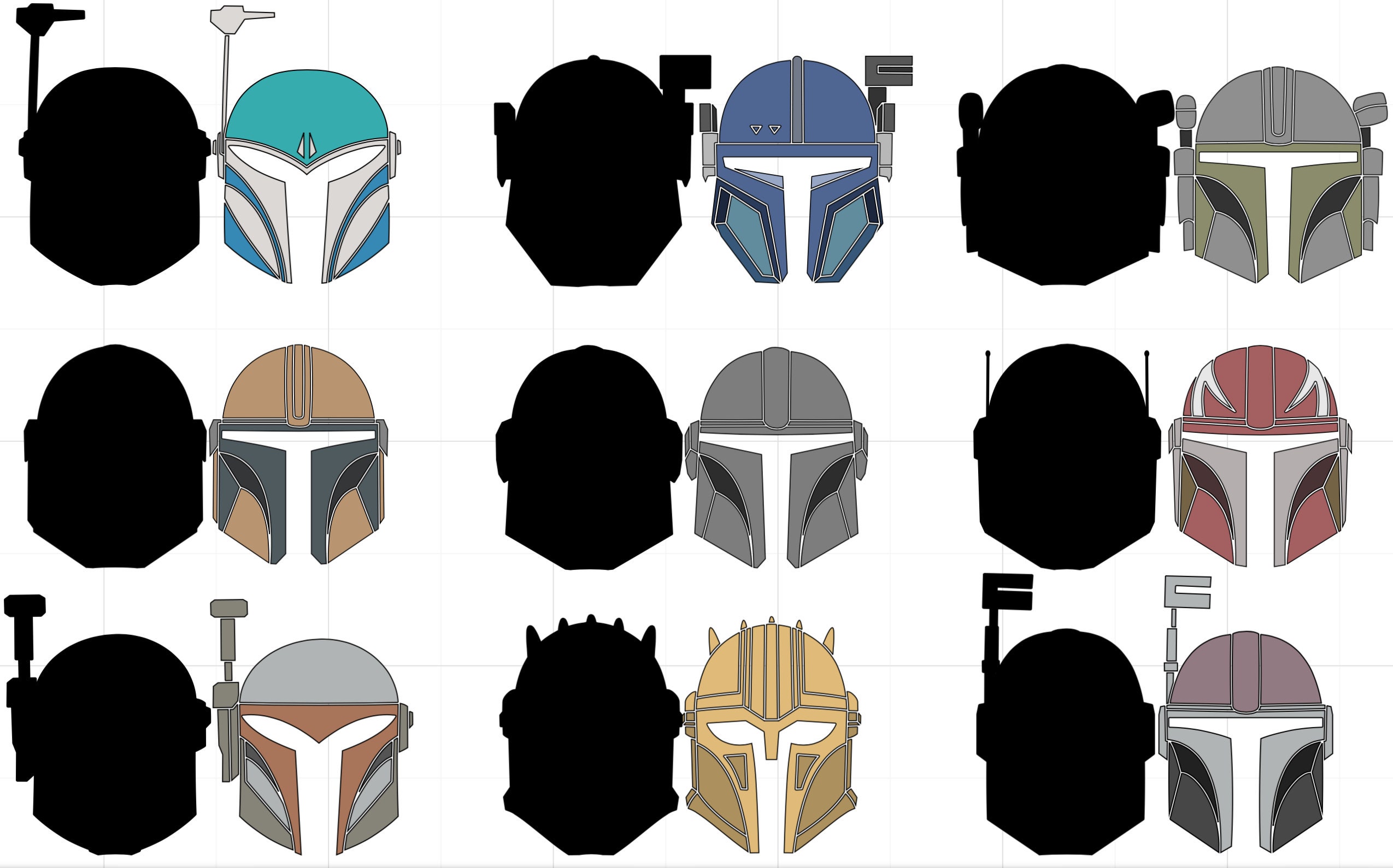 mandalorian-helmets-collection-digital-download-jpg-png-etsy
