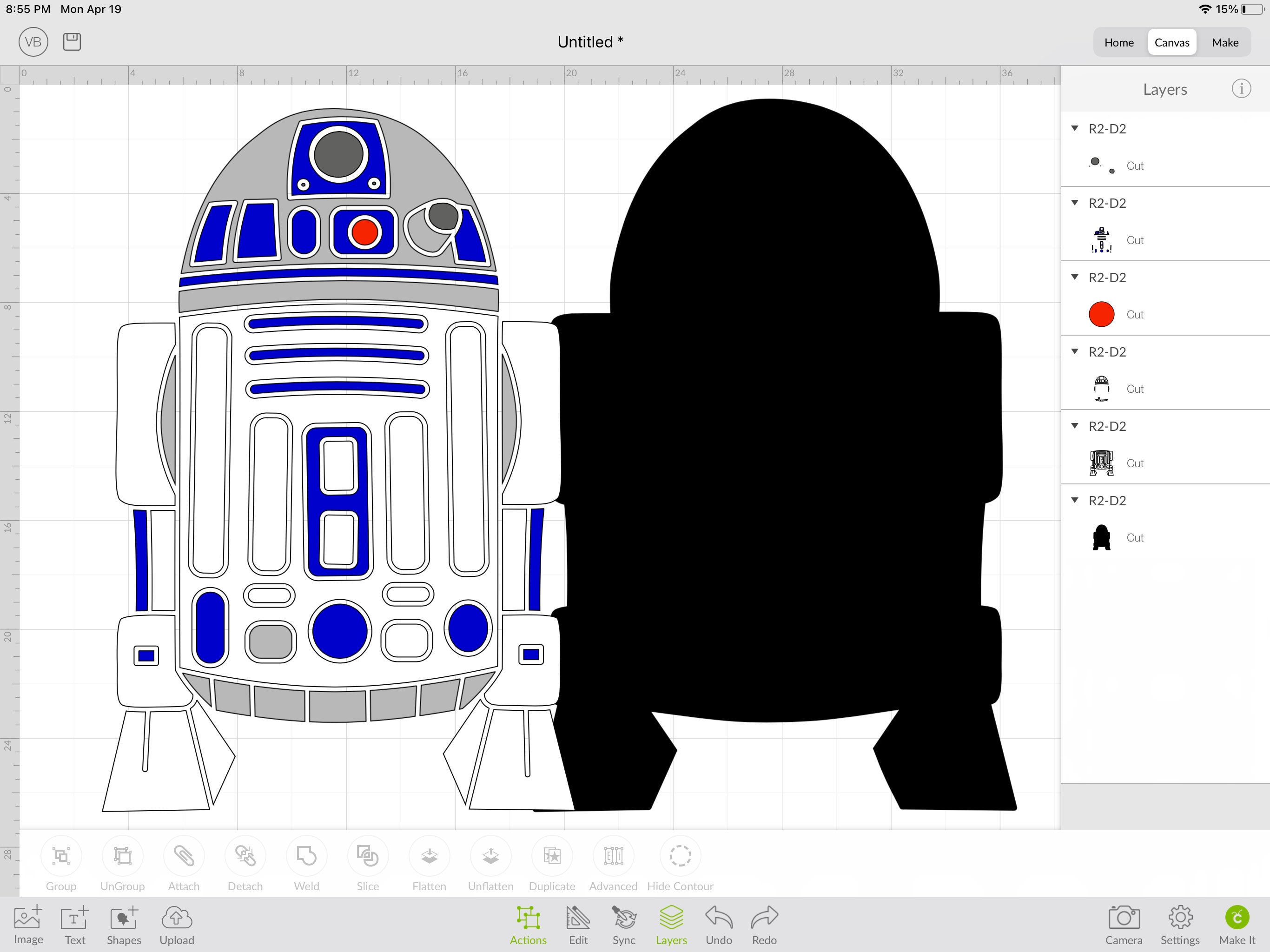 R2-D2 Vector Clipart Star Wars Cut File jpg png svg pdf | Etsy