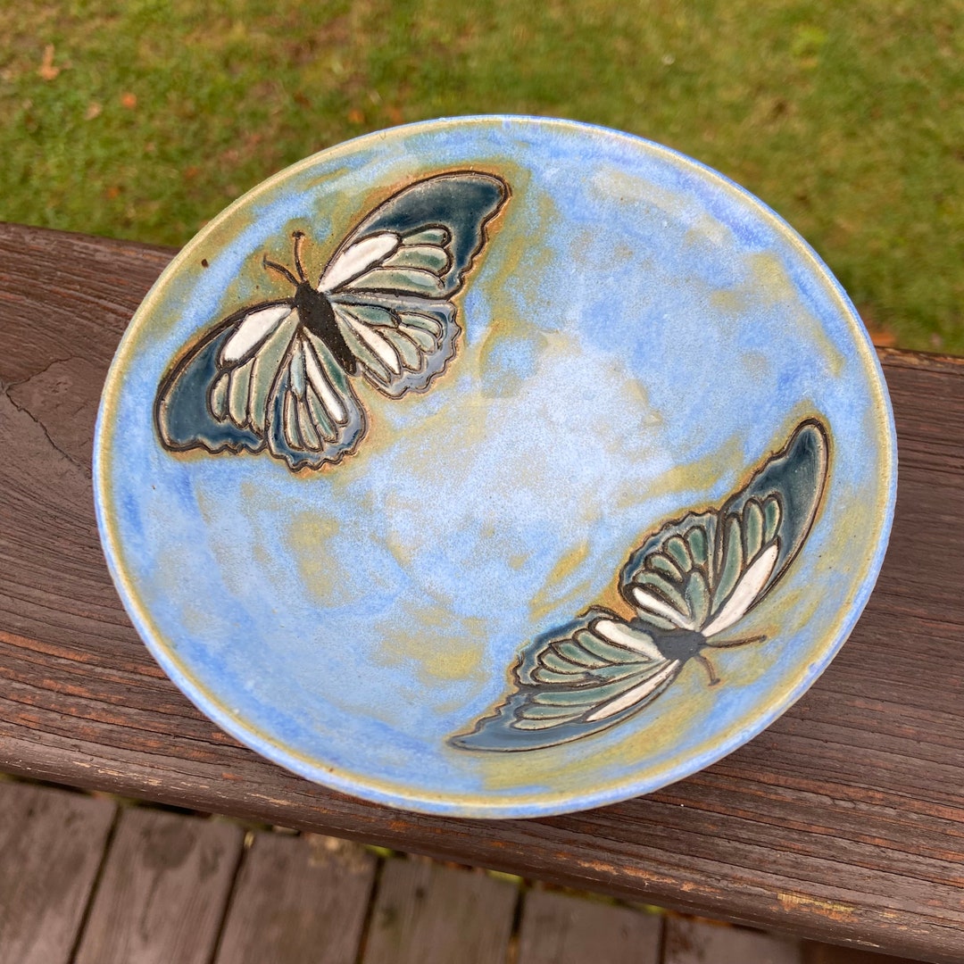Blue Swallowtail Butterfly Catch All Bowl - Etsy