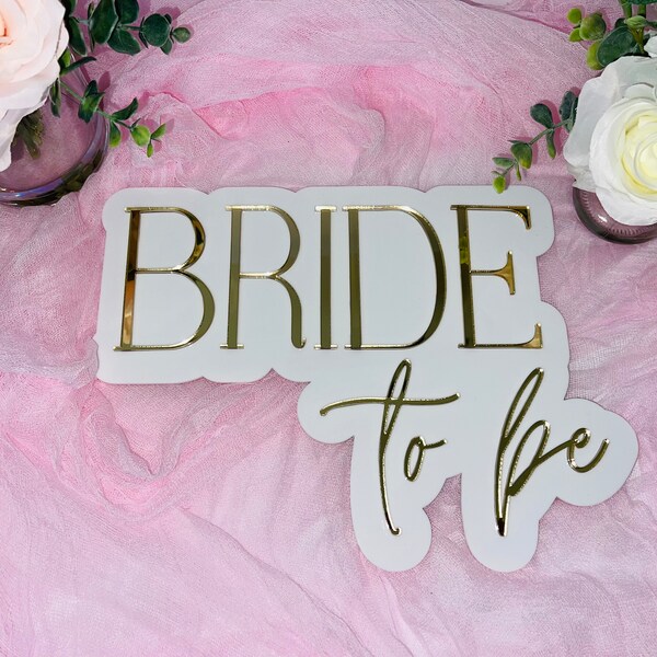 Acrylic Bride to Be Sign - Etsy