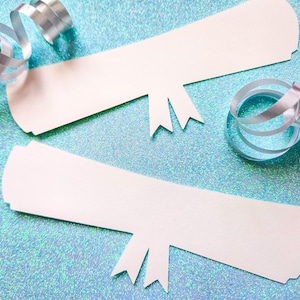 Graduation Diploma Die Cut Cardstock Blank 2.5 In/5in Sizes - Etsy