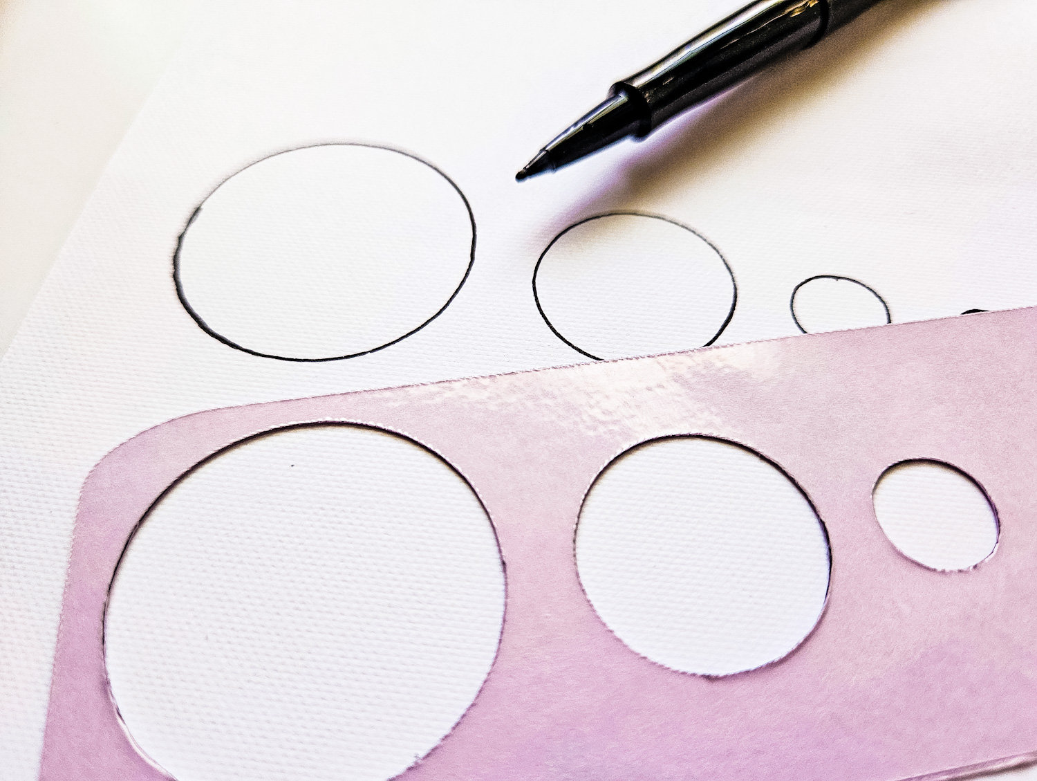 Reusable Stencil Set of 6 Shapes (star, Heart, Full/half Circle ...