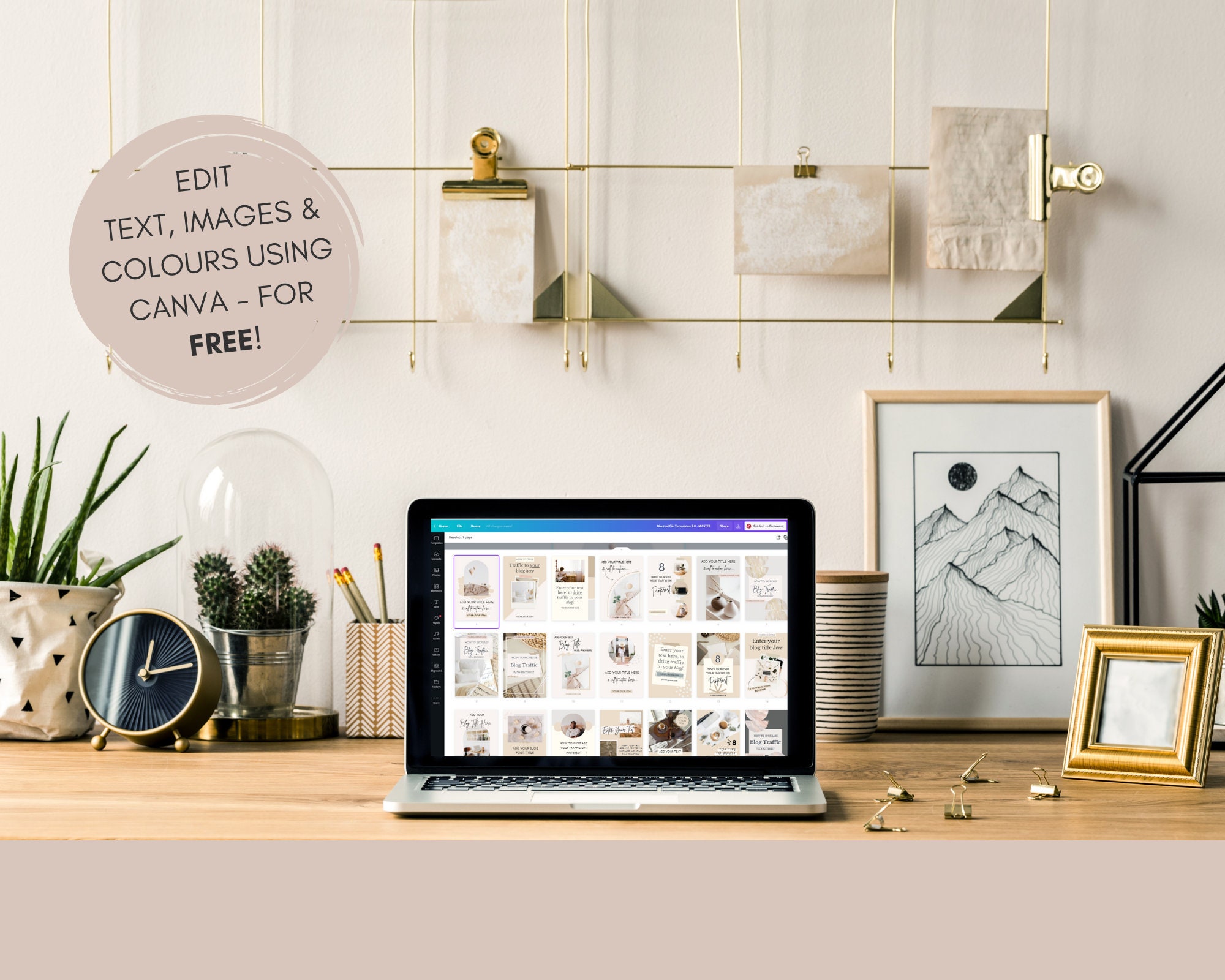 20 Pinterest Templates for Canva | Canva Templates for Bloggers ...