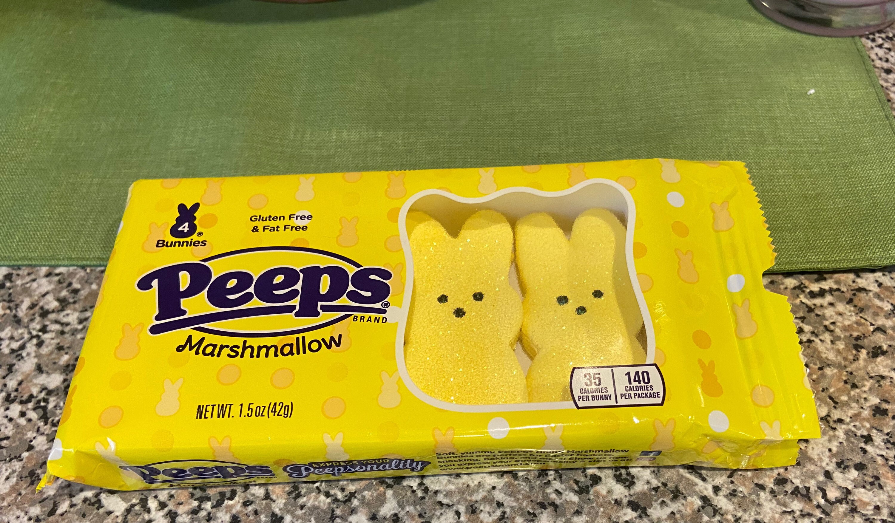 Faux Marshmallow Peeps in Package Faux Sweetsfaux Bake - Etsy