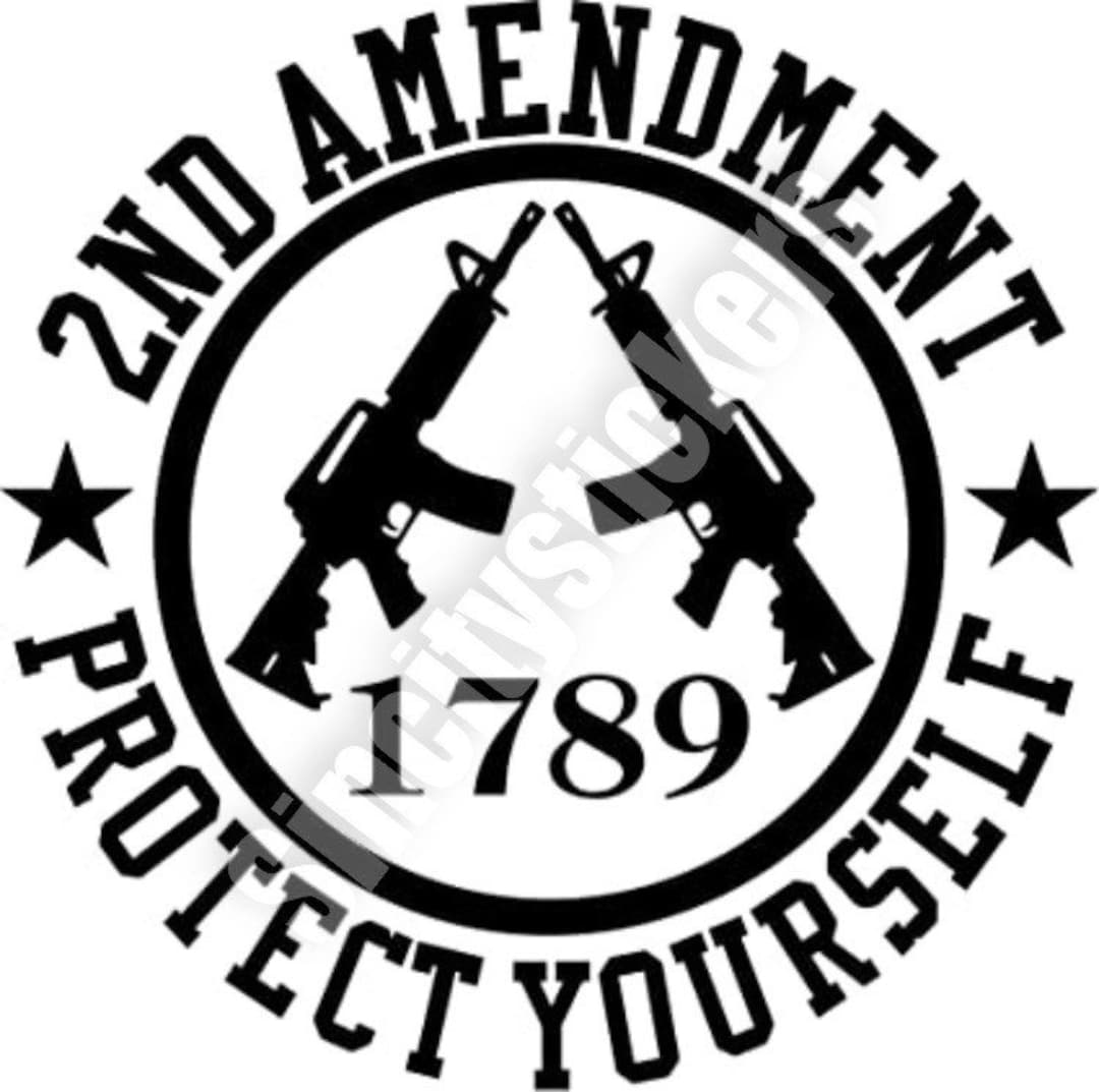 2nd Amendment Protect Yourself Window Bumper Car Decal Sticker .. Buy 3 ...