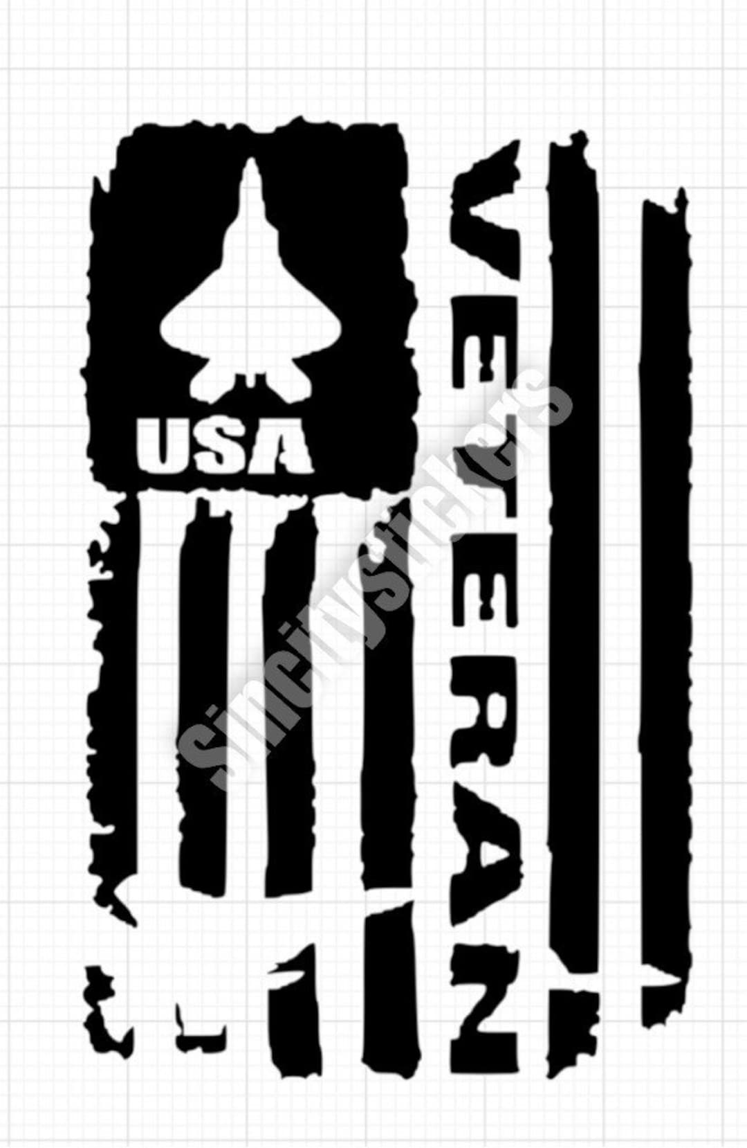 Air Force Veteran Window, Bumper Car Decal Sticker... Buy 3 Get 1 Free ...