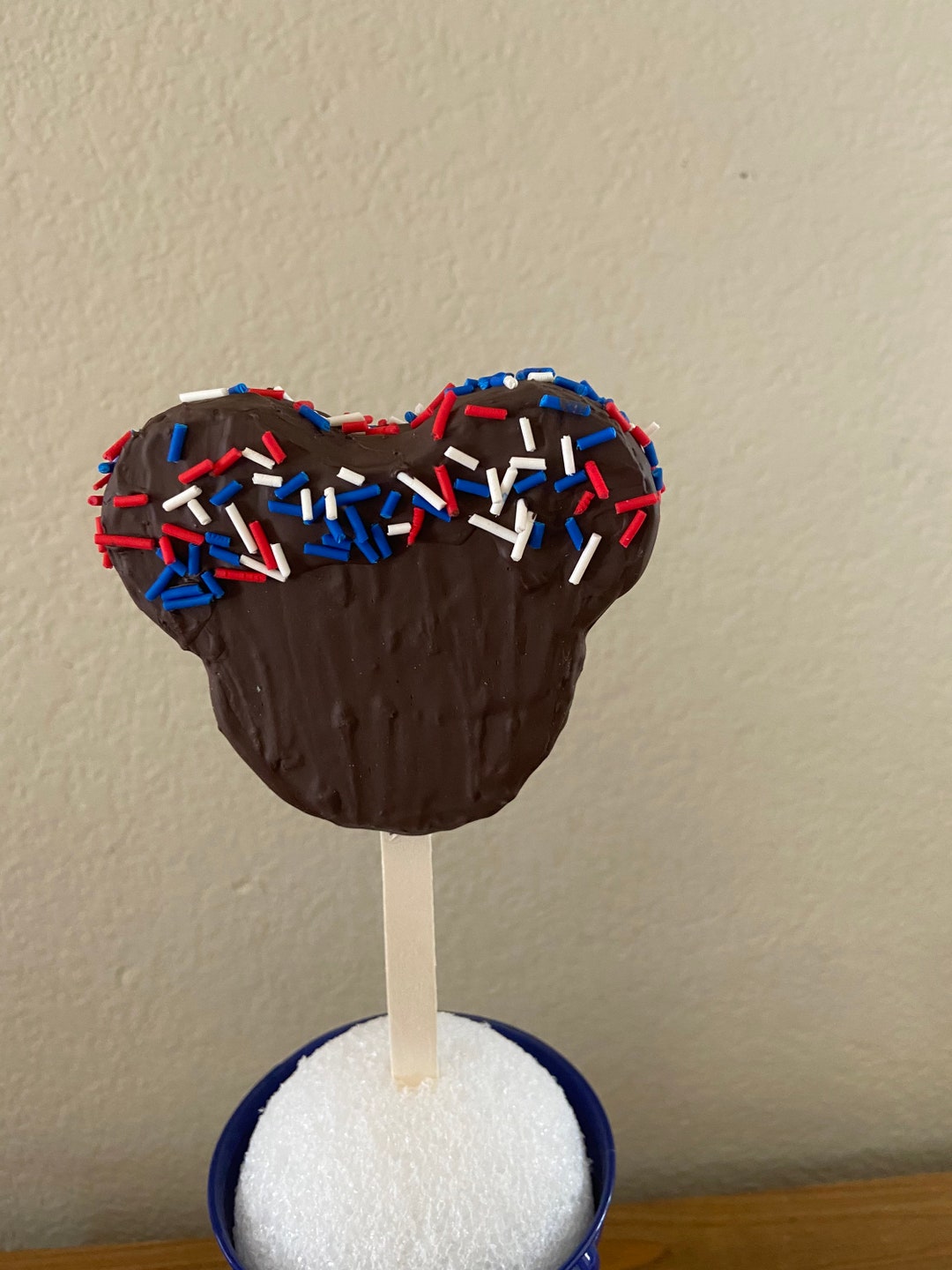 Faux Fake Mickey Mouse Patriotic Ice Cream Bar - Etsy