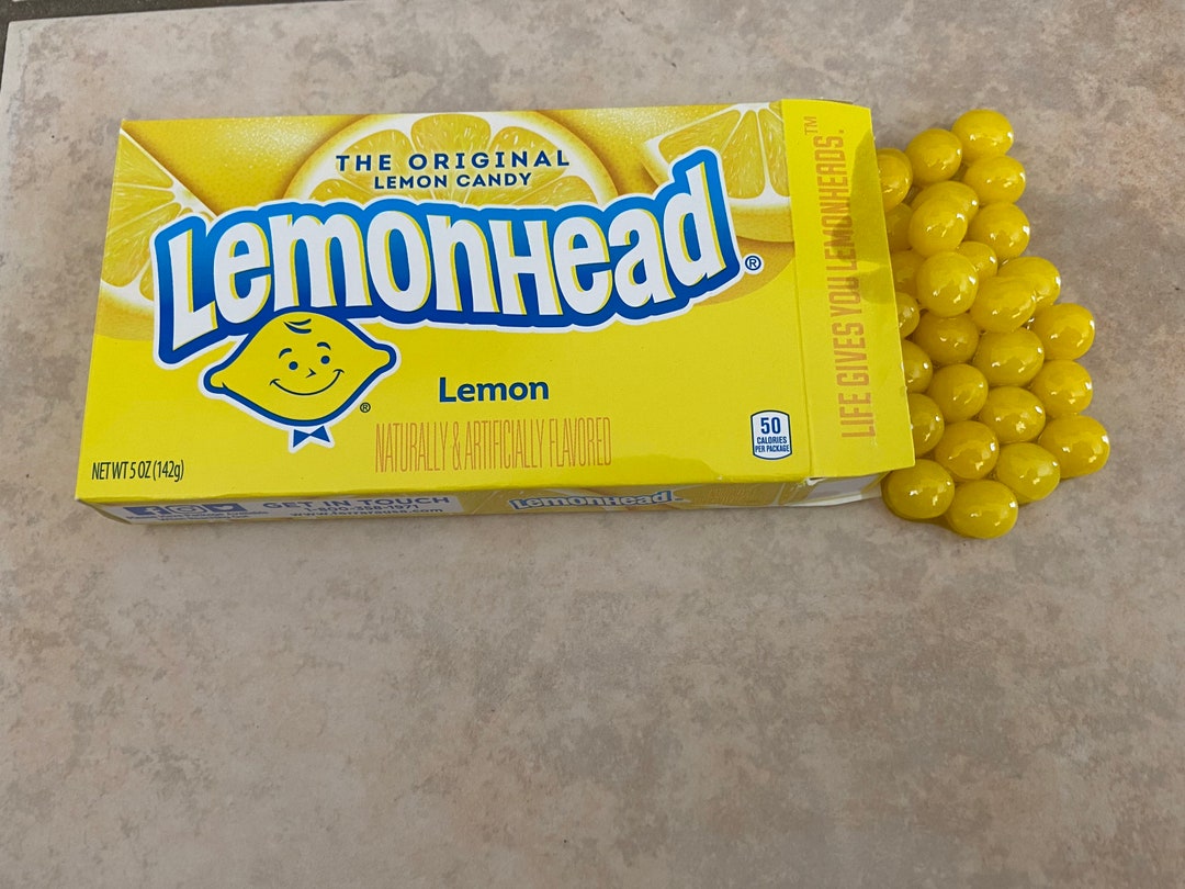 Display Faux Food Prop Spilled Lemonhead Box of Movie Candy New - Etsy