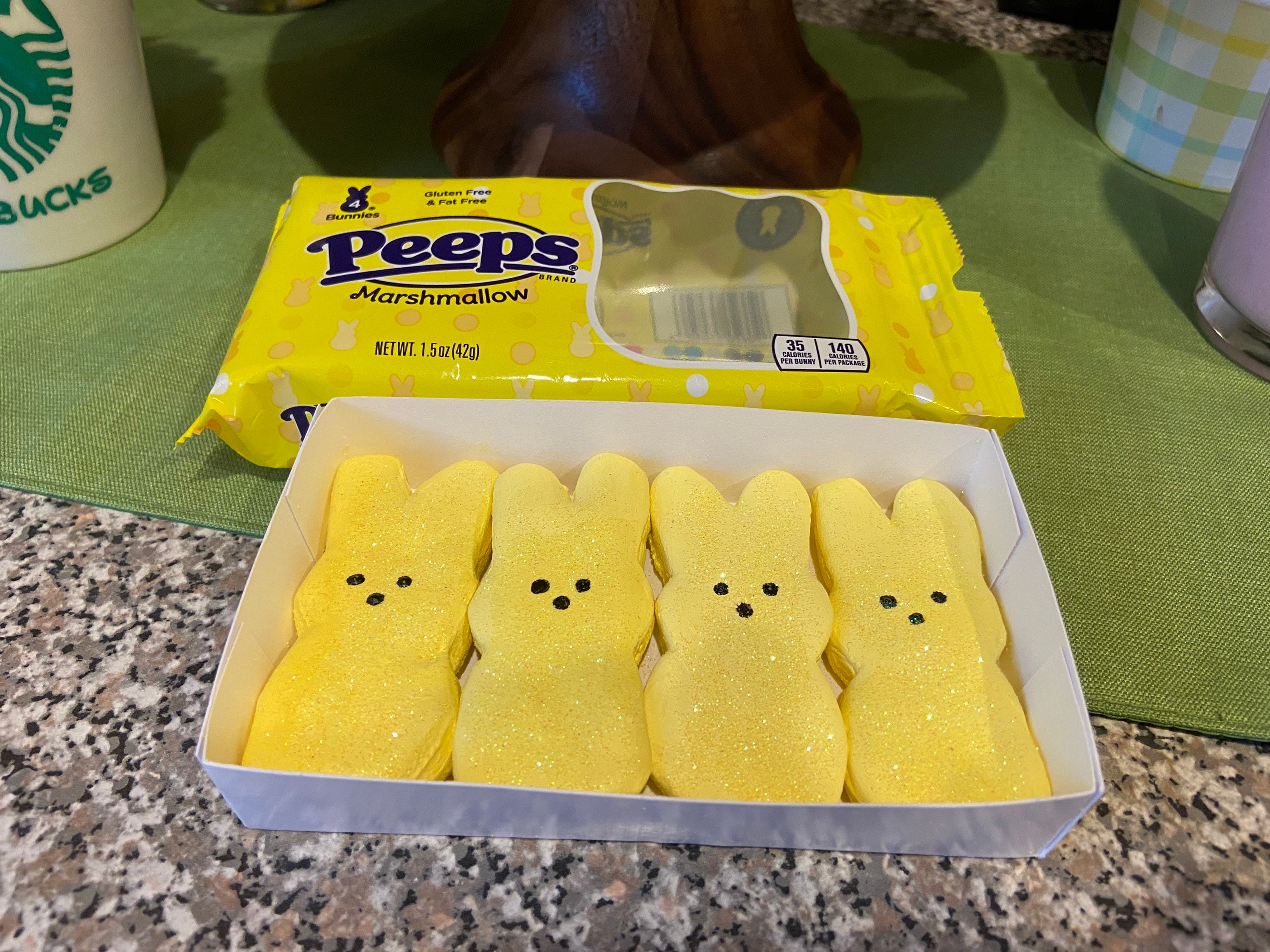 Faux Marshmallow Peeps in Package Faux Sweetsfaux Bake - Etsy
