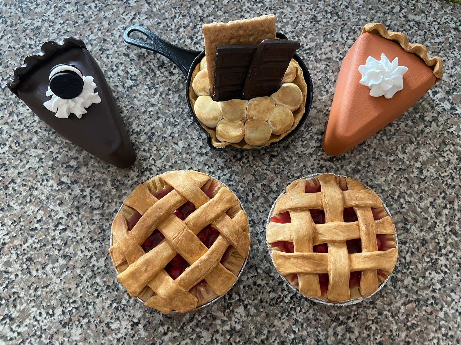 Faux Mini Cherry Pie - Etsy
