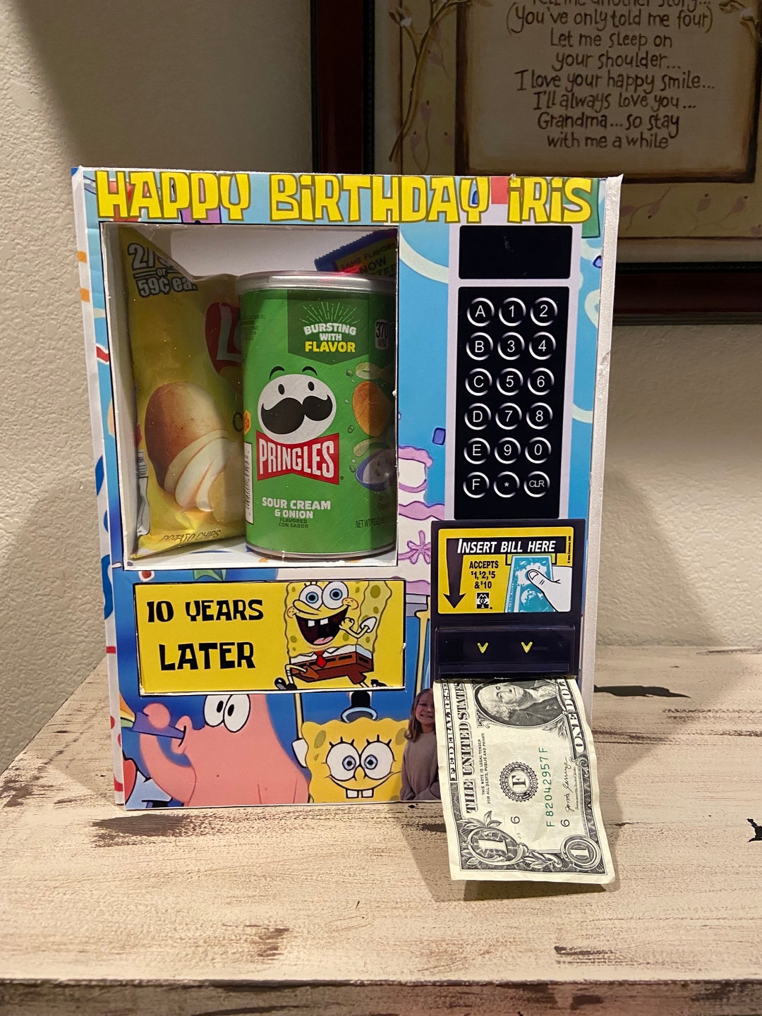 Spongebob Vending Machine Gift Box - Etsy
