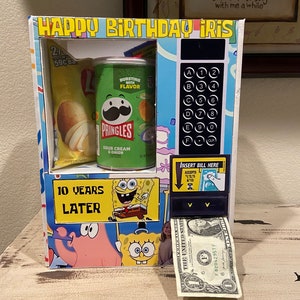 Spongebob Vending Machine Gift Box - Etsy