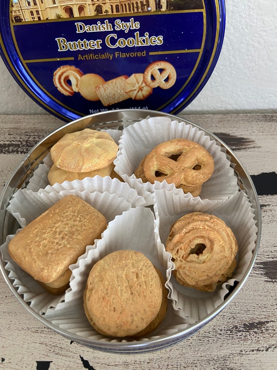 Personalized Tin Butter Cookies Bickies Danish Style Butter Cookies