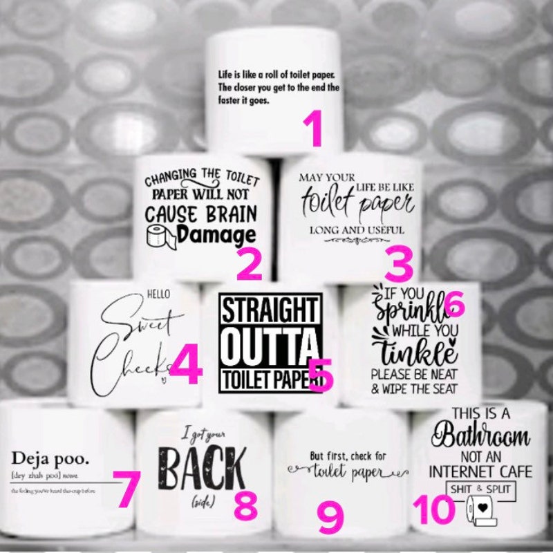 Funny Toilet Paper - Etsy
