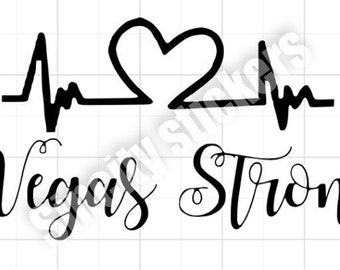 Vegas Strong Sticker - Etsy