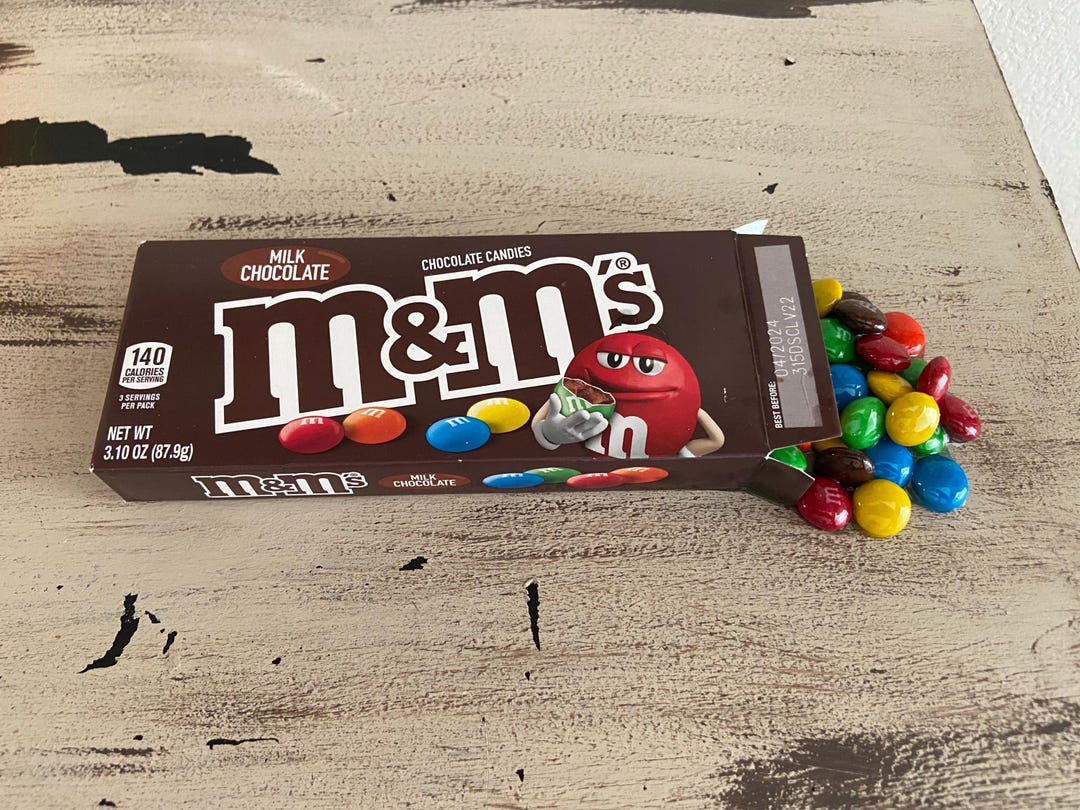 Faux Spill M&M Plain Movie Box - Etsy