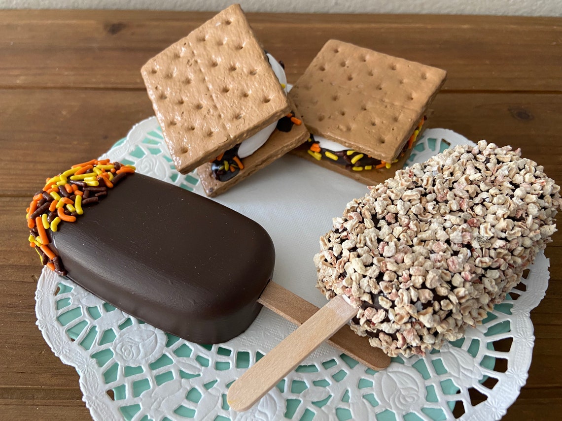 Fall Faux Ice Cream Bar Popsicles - Etsy