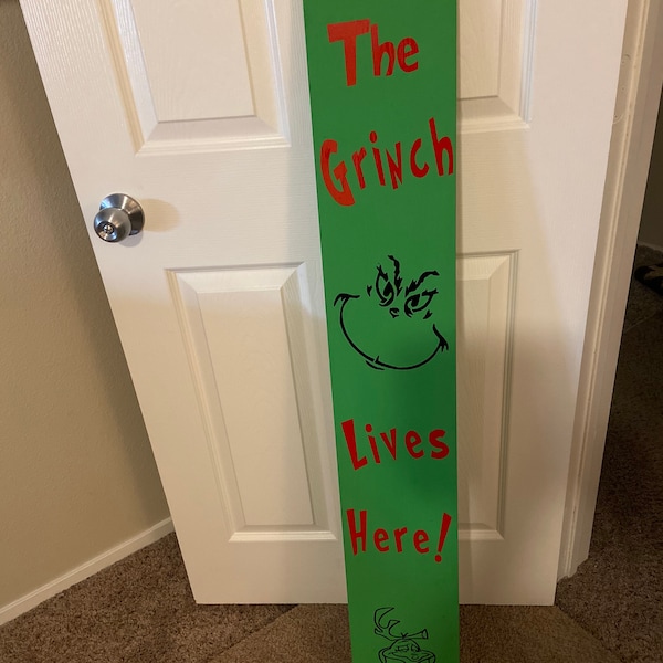 Grinch Sign - Etsy