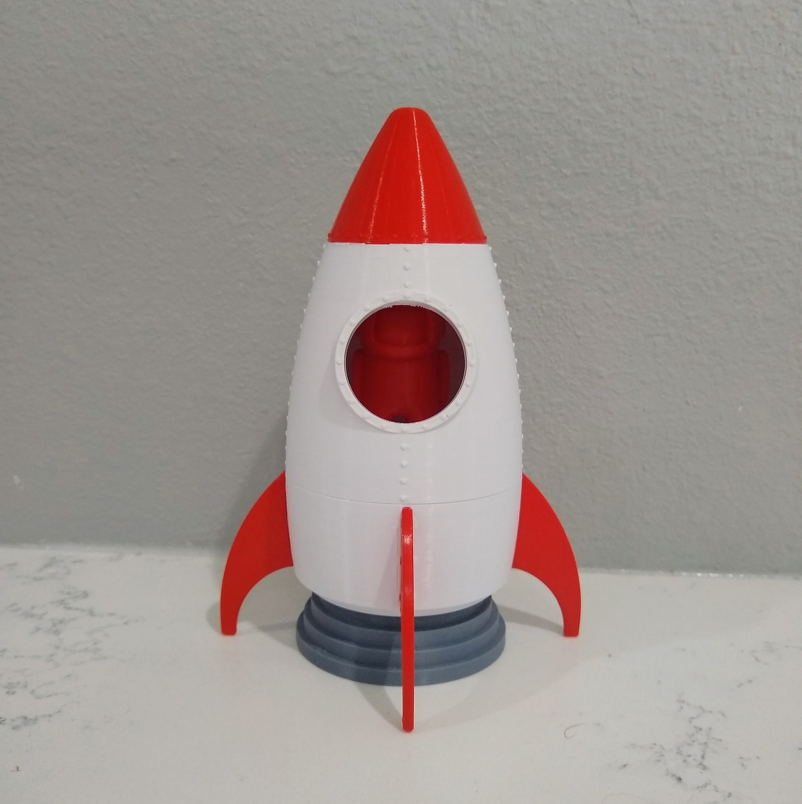 Rocket Ship with Astronaut / Toy Rocket / 3D Printed | Etsy