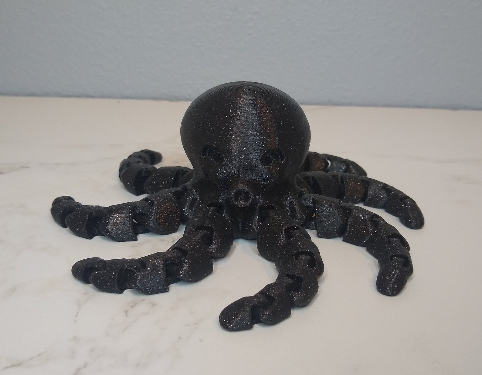 Flexible Octopus / Toy Action Figure / 3D Printed | Etsy