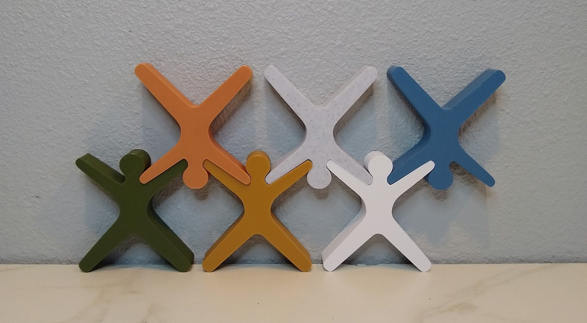 People Stacking Blocks / Montessori Toy / 6-12 Piece Set / 3D - Etsy