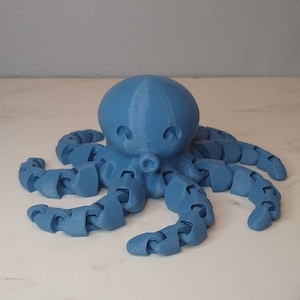 Flexible Octopus / Toy Action Figure / 3D Printed - Etsy