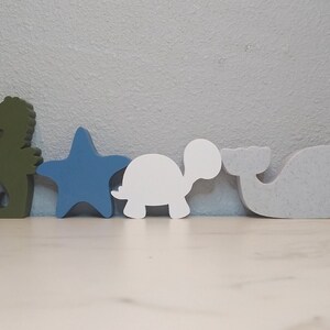 Sea Creature Stacking Blocks / Montessori Toy / 6-12 Piece Set / 3D ...