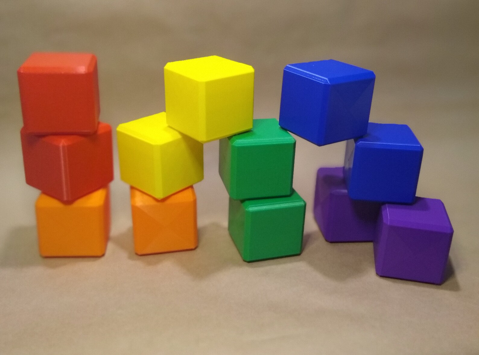 2in Building Blocks / Montessori Toy / 6-12 Piece Set / 3D - Etsy