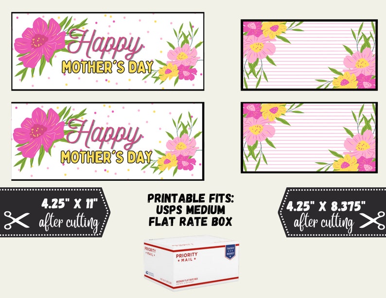 Mother's Day Package / Instant Download / Printable / Care Package/ Box ...