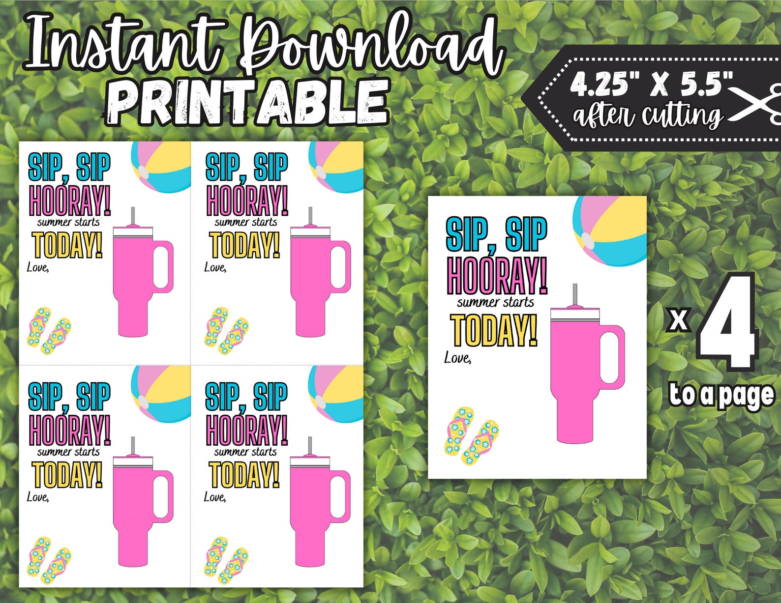 Teacher Stanley Cup Gift/ Gift Tag/teacher Favorite/stanley Cup Gift ...