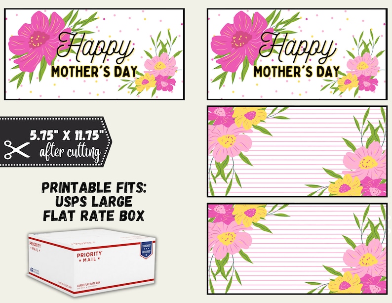 Mother's Day Package / Instant Download / Printable / Care Package/ Box ...