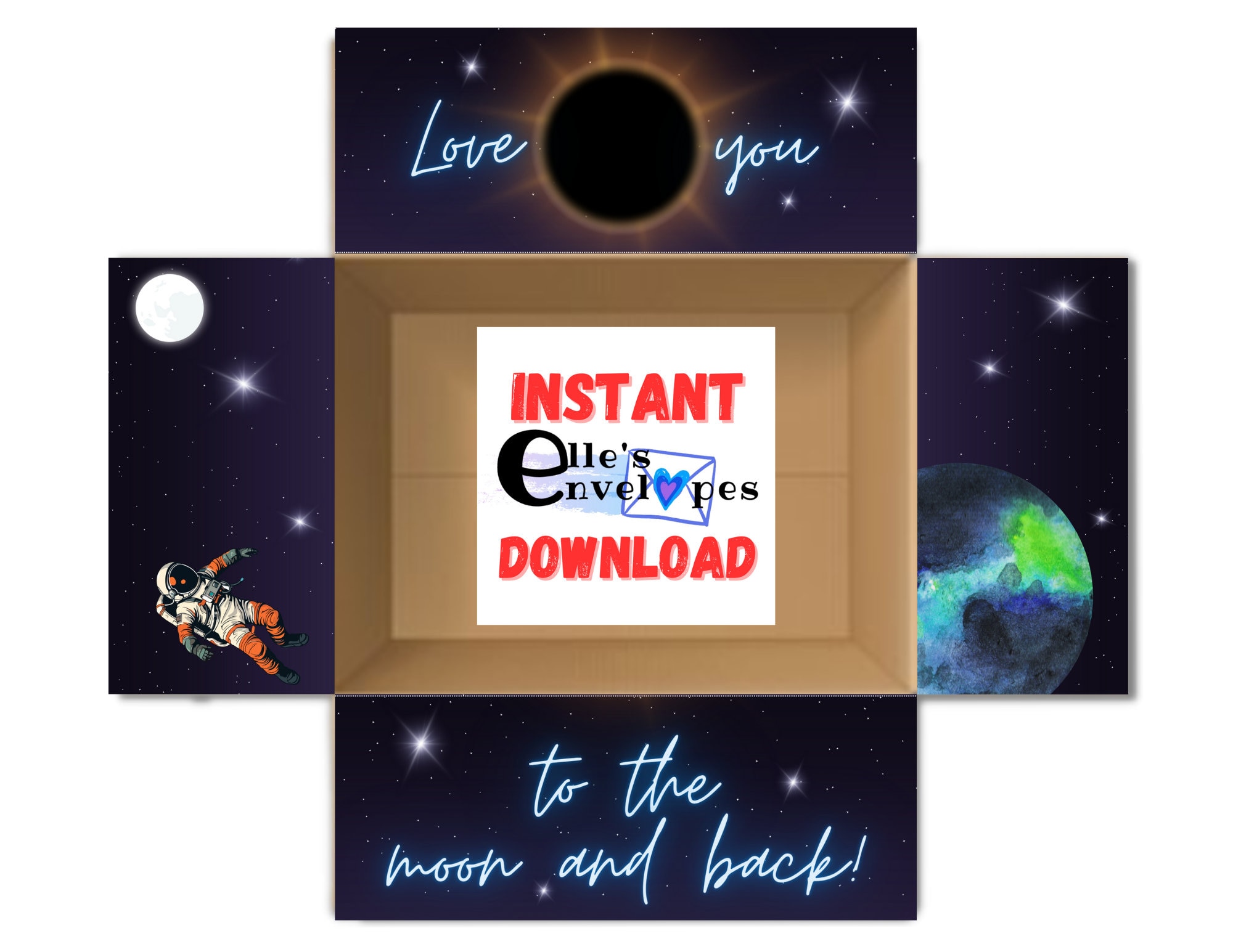 Eclipse Care Package / Instant Download / Printable / College / Box ...