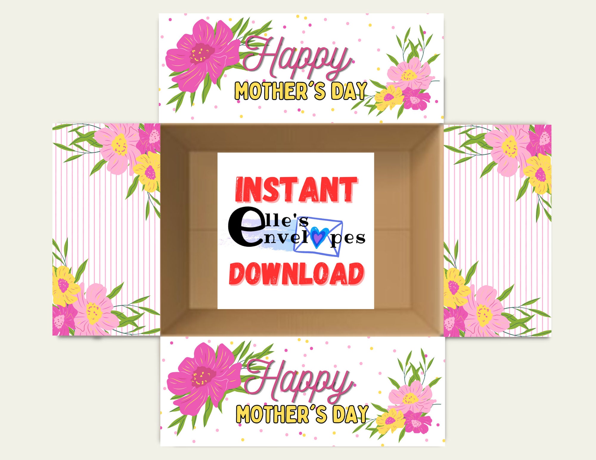 Mother's Day Package / Instant Download / Printable / Care Package/ Box ...