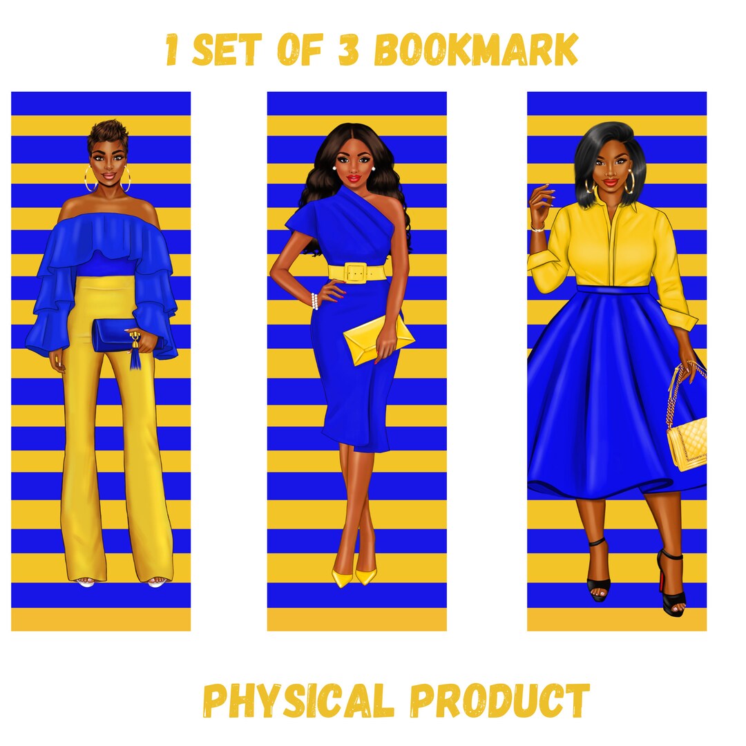 1 Set of 3 Sigma Gamma Rho Sorority Inspired Bookmarks Physical Product ...