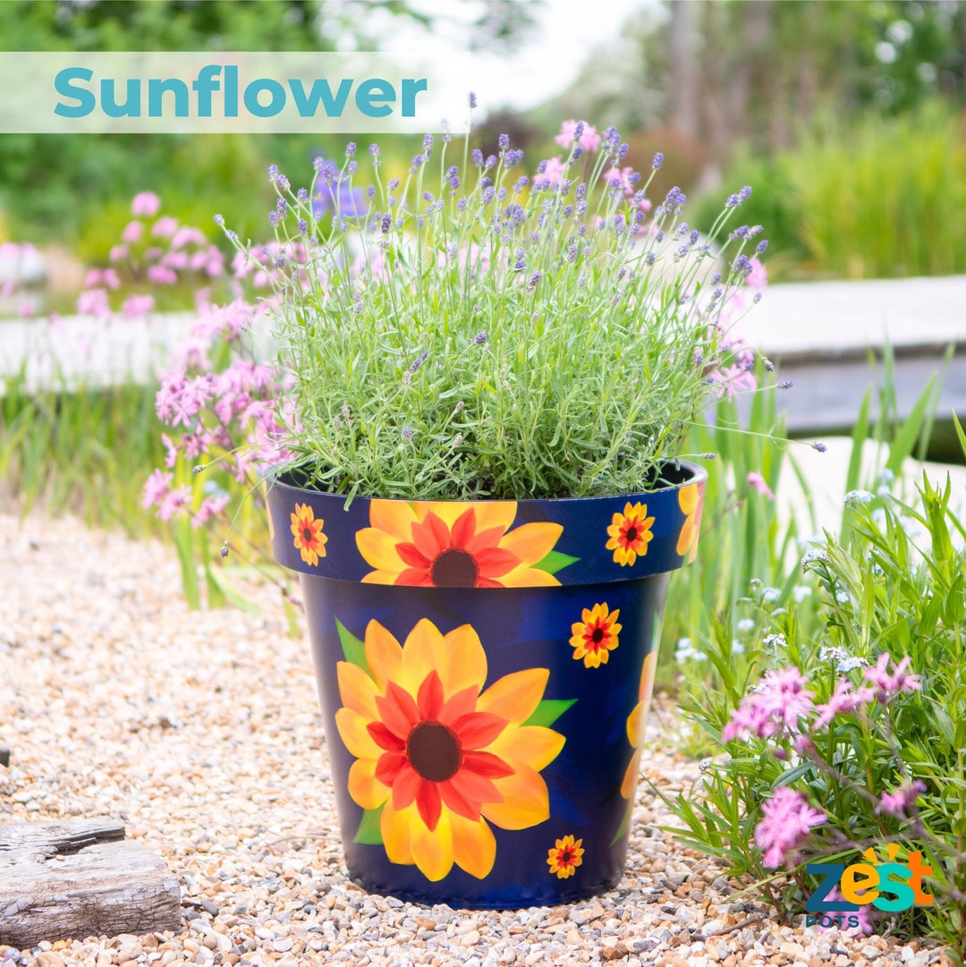 ZEST POTS - Lightweight Pot Planter - Modern Indoor/outdoor Lightweight ...