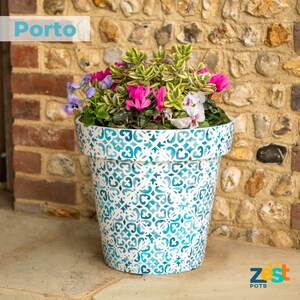 ZEST POTS Lightweight Pot Planter Modern Indoor/outdoor Lightweight ...