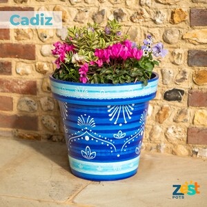 ZEST POTS Lightweight Pot Planter Modern Indoor/outdoor Lightweight ...