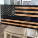 Rustic Wooden Thin Line Flag - Etsy