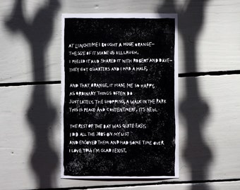 The Orange Wendy Cape Poem - Etsy