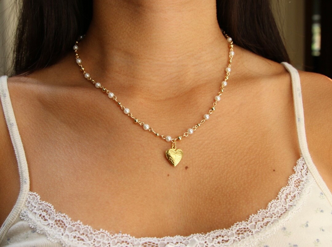 Lana Locket Necklaces - Etsy