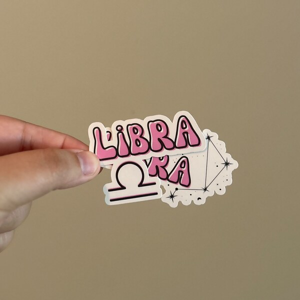 Libra Sticker - Etsy