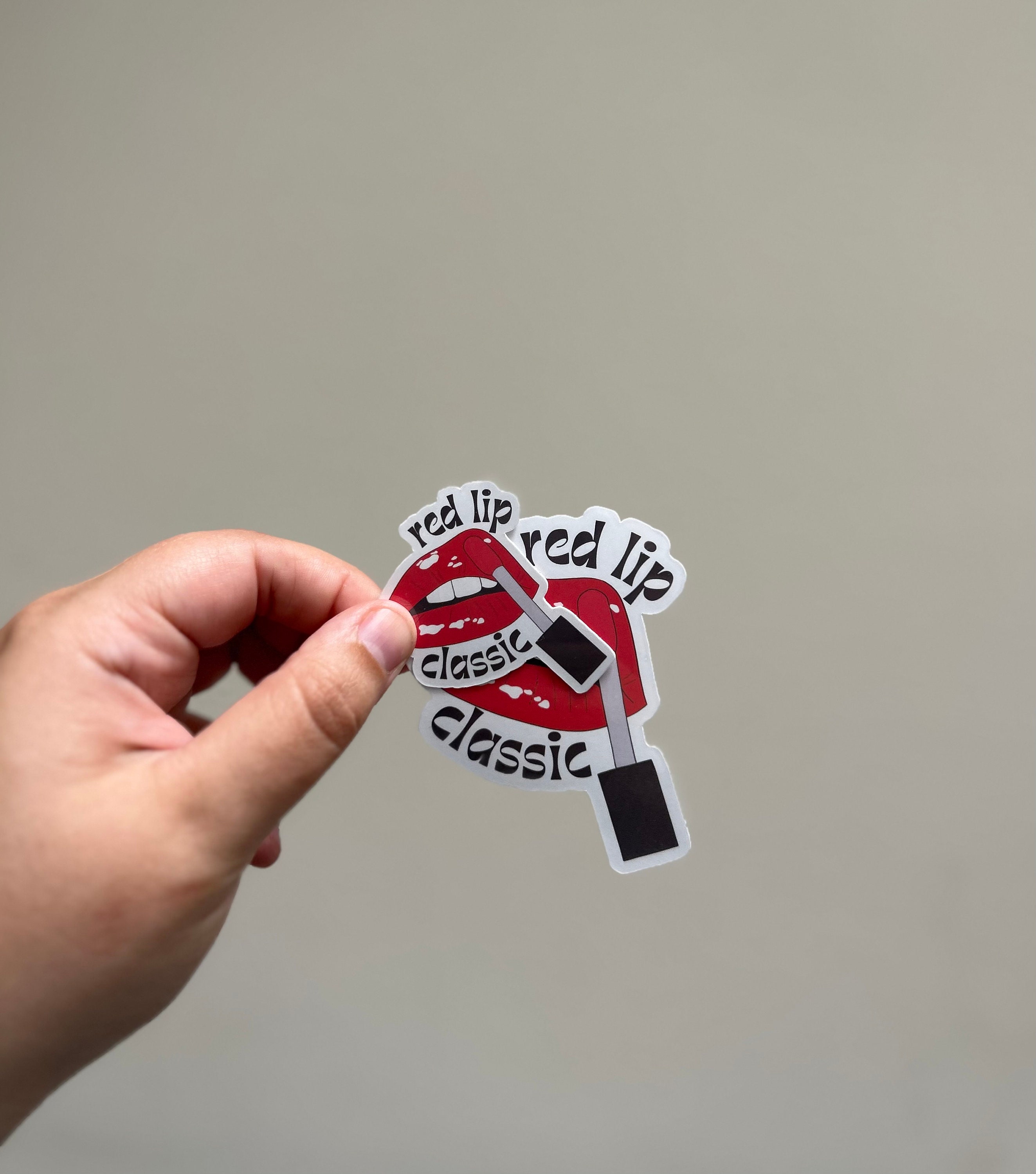 Red Lip Style Inspired Sticker Taylor Swift Inspired Sticker 1989 ...