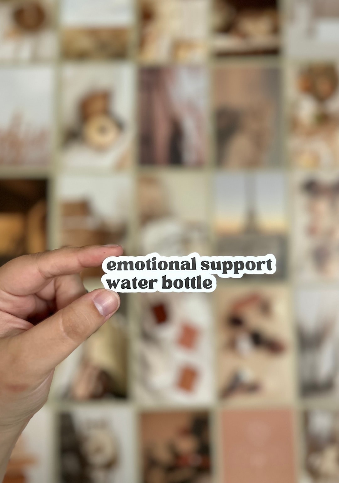 Emotional Support Water Bottle Sticker | Water Bottle Sticker | My ...