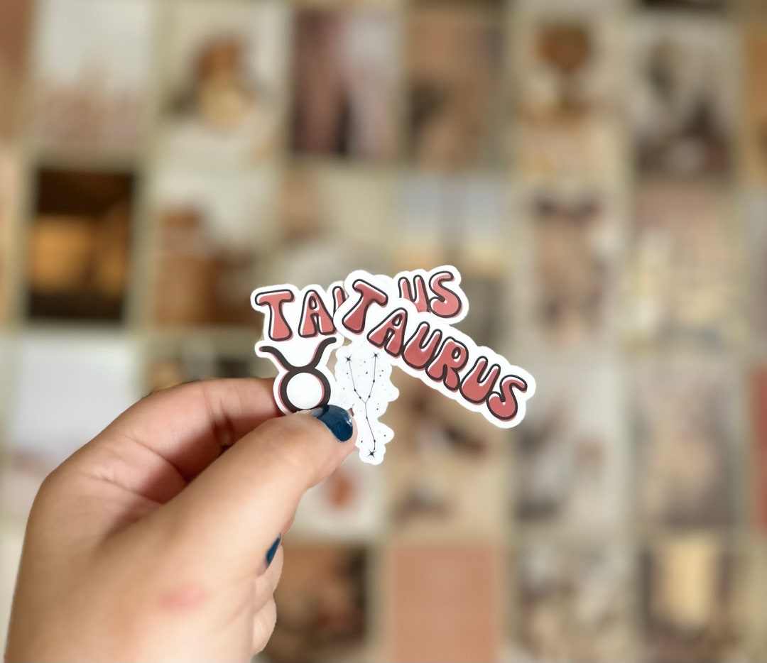 Taurus Sticker Set | Taurus Star Sign Sticker Set | Taurus Laptop ...