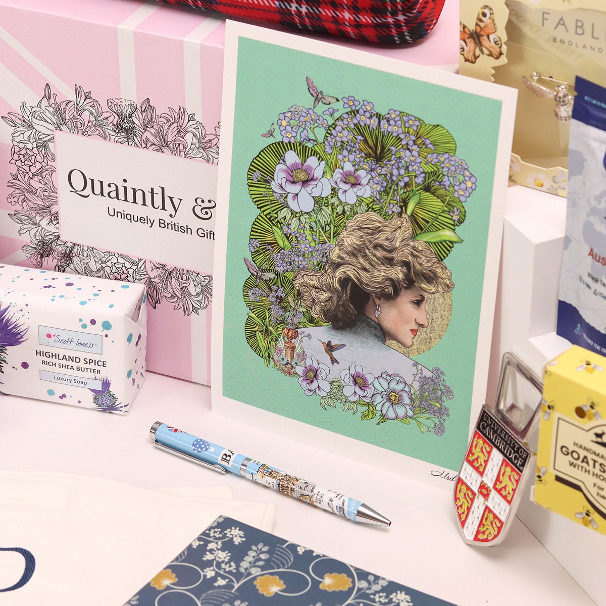Small Quaintly Mystery Box British Gifts - Etsy