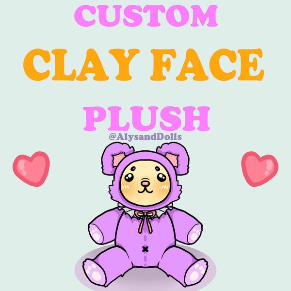 Clayface Stuffed Bear - Etsy