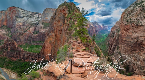 Zion National Park Angels Landing Utah. Available in | Etsy