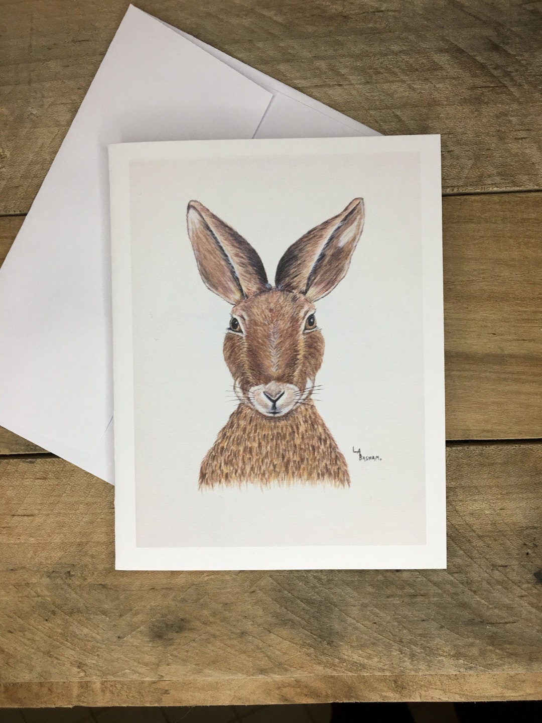Rabbit Note Cards, Set With Envelopes, Bunny Notecards, Note Cards From ...